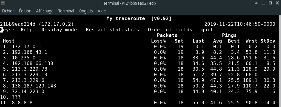 Linux Networking tips and tricks: the mtr command • AboutNetworks.net